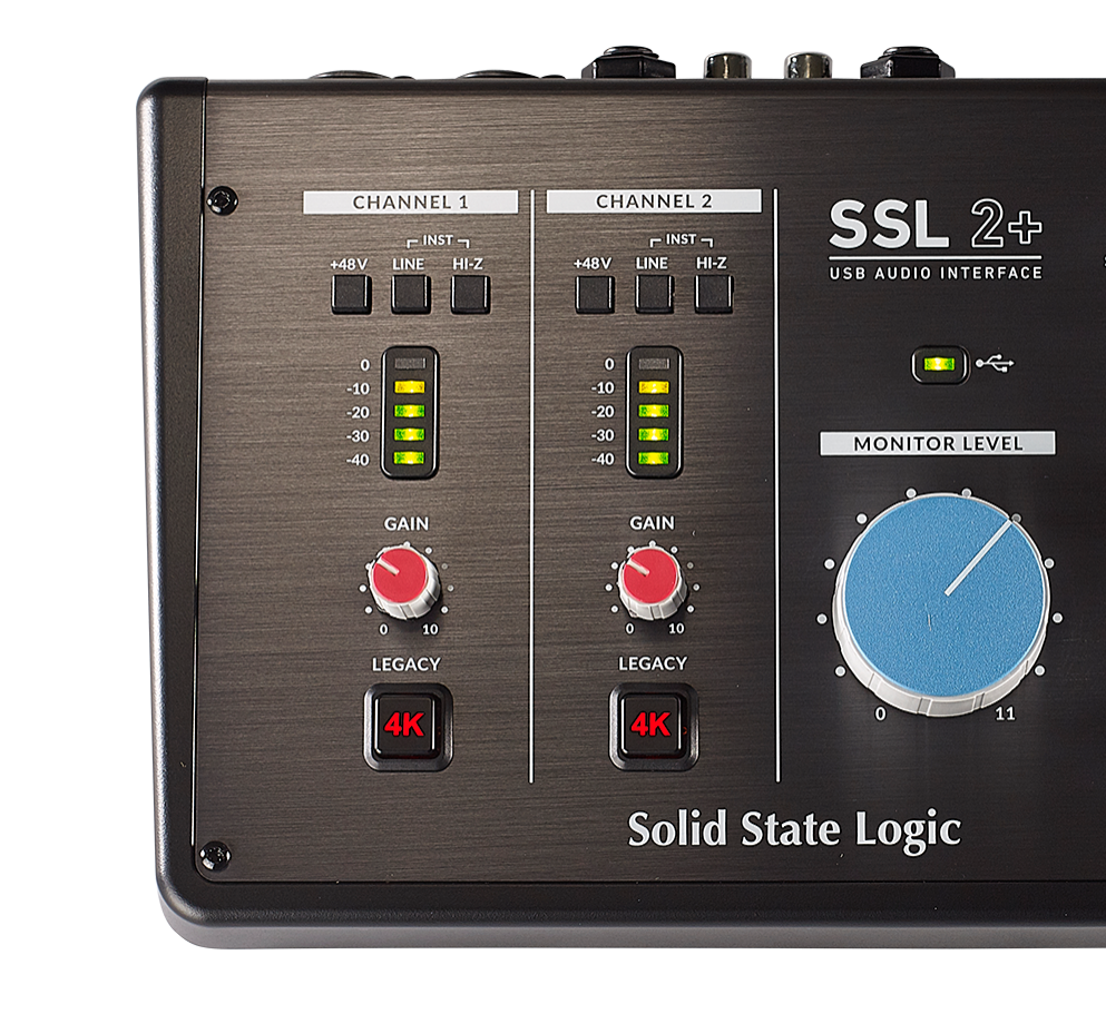 INTERFAZ DE AUDIO SOLID STATE LOGIC, PLUS, LEGACY 4K | Red Music Store